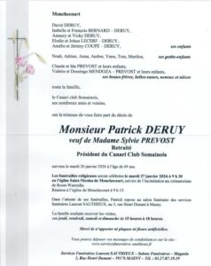Patrick DERUY – Services Funéraires Laurent Sauthieux